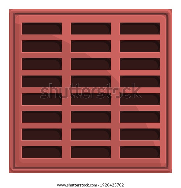 Drain Manhole Icon Cartoon Drain Manhole Stock Vector (Royalty Free ...