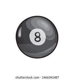 Drawing 8 Ball Billiard Vector Illustration Stock Vector (Royalty Free ...