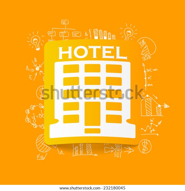 Drawing Business Formulas Hotel Stock Vector (Royalty Free) 232180045 ...