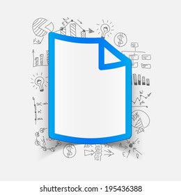 Drawing Business Formulas Paper Stock Vector (Royalty Free) 216137911 ...