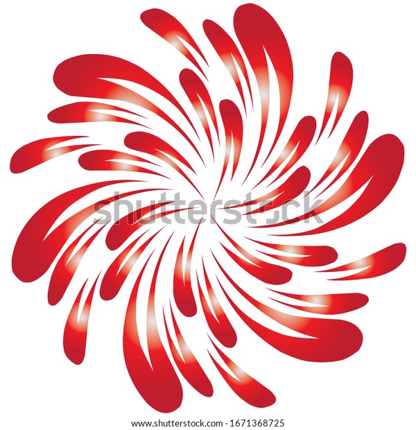 Drawing Circle Blood Drop Stock Vector (Royalty Free) 1671368725 ...