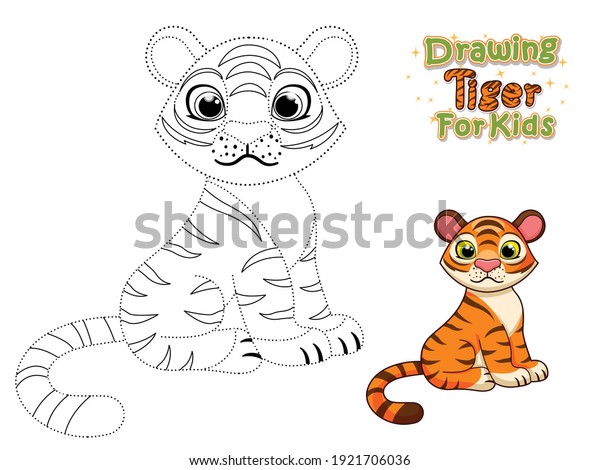 Drawing Coloring Pages Printables Cute Cartoon Stock Vector (Royalty ...