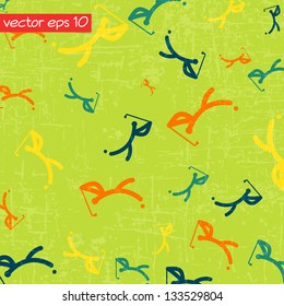 Drawing Golf Sport Background Stock Vector (Royalty Free) 133529804 ...