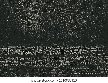Drawing Halftone Textures Hand Drawn Abstract Stock Vector (Royalty ...