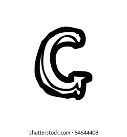 Letter G Drawing Stock Vector (Royalty Free) 54541315