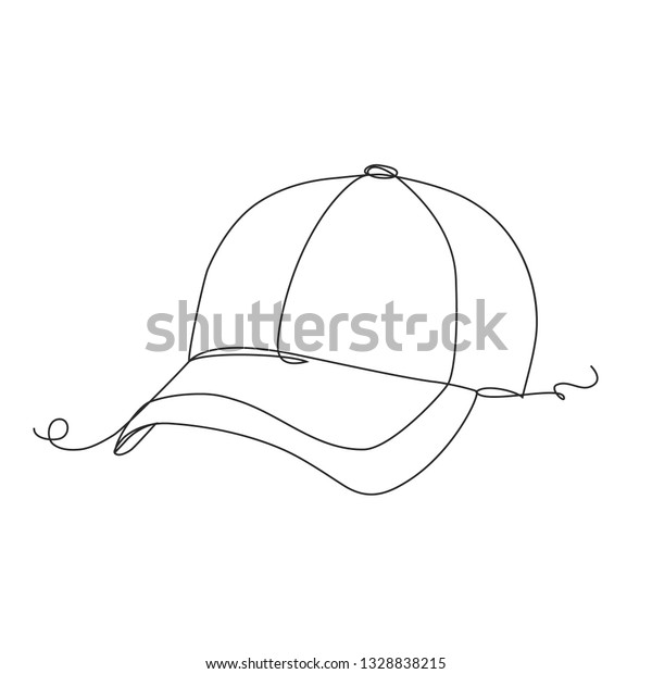 1,267 Baseball Cap Line Drawing Images, Stock Photos & Vectors ...