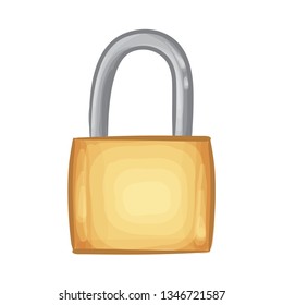 Drawing Padlock Vector Illustration Stock Vector (Royalty Free ...