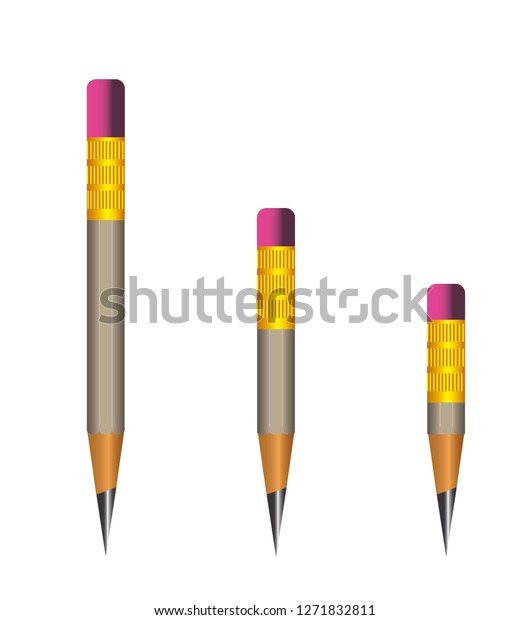 Drawing Pencil Art Design Lead Sharp Stock Vector (Royalty Free ...