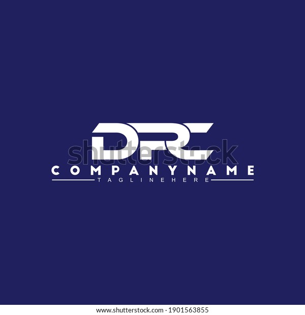 Drc Letters Logo Design Concept Stock Vector (Royalty Free) 1901563855 ...