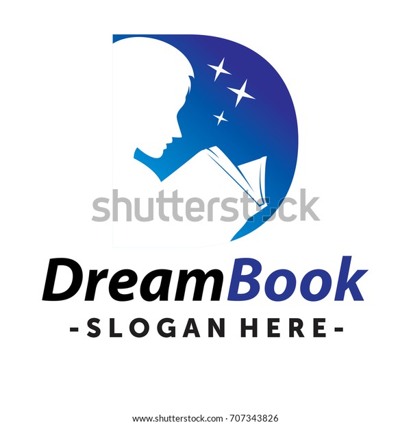 Dream Book Logo Vector Stock Vector (Royalty Free) 707343826 | Shutterstock