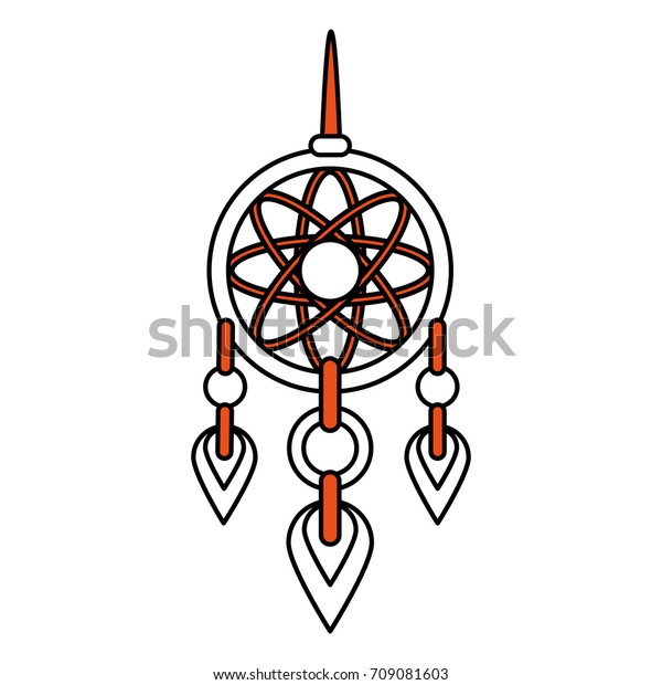 Dream Catcher Symbol Stock Vector (Royalty Free) 709081603 | Shutterstock