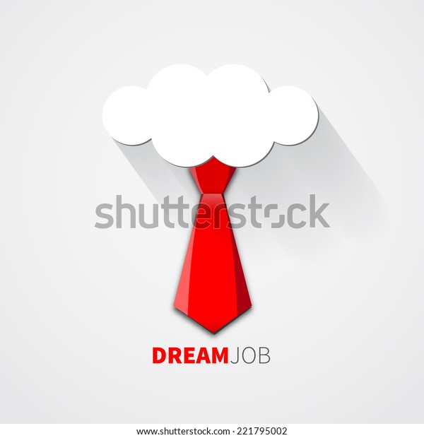 Dream Job Conceptual Logo Eps10 Illustration Stock Vector (Royalty Free ...