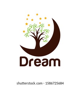 Dream Logo Design Vector Template Stock Vector (Royalty Free) 1586725684