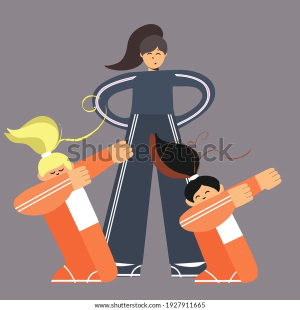 Dream Team Coach Dab Gesture Stock Vector (Royalty Free) 1927911665