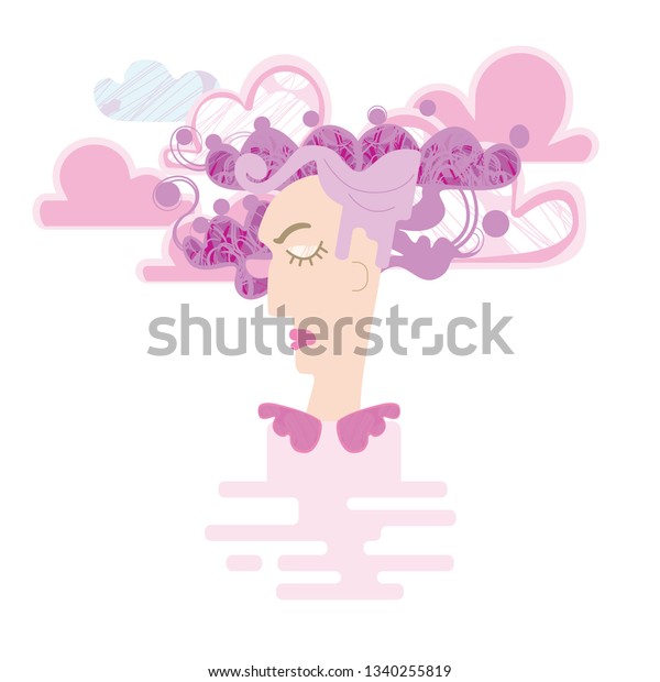 Dreamer Vector Illustration Cartoon Style Stock Vector (Royalty Free ...