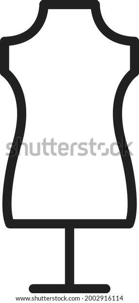 Dress Holder Icon Vector Image Can Stock Vector (Royalty Free ...