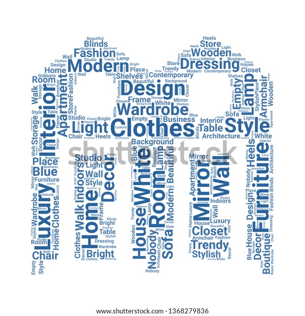 Dressing Room Word Cloud Tag Cloud Stock Vector (Royalty Free ...