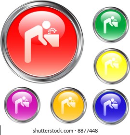 Drinking Fountain Buttons Stock Vector (Royalty Free) 8877448 ...