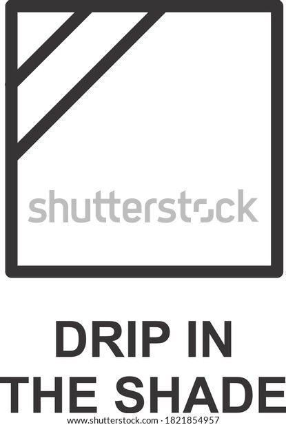 Drip Shade Icon Sign Symbol Stock Vector (Royalty Free) 1821854957 ...