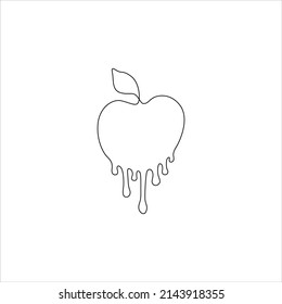 1,290 Apple continuous lines Images, Stock Photos & Vectors | Shutterstock