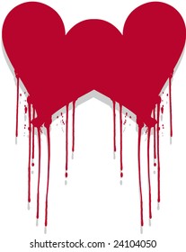 Dripping Love Stock Vector (Royalty Free) 24104050