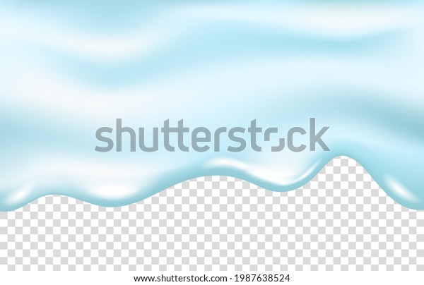Dripping Water Isolated On Transparent Background Stock Vector (Royalty ...