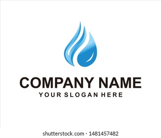 Dripping Water Logo Vector Design Stock Vector (Royalty Free ...