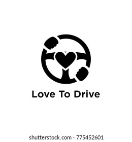 Drive Car Logo Illustration Isolated Template: เวกเตอร์สต็อก (ปลอดค่า ...