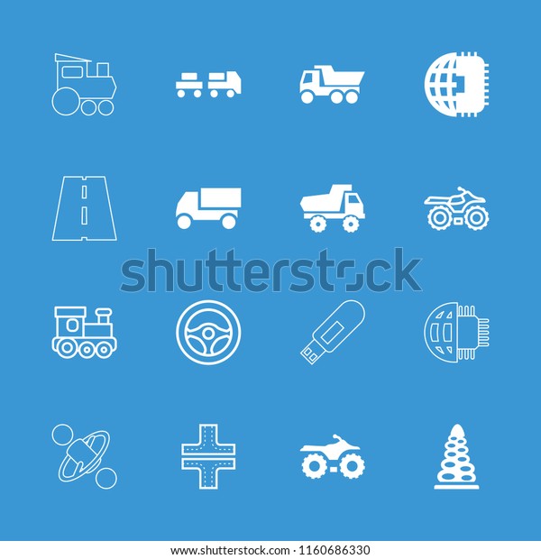 Drive icon. collection of 16 drive filled and outline icons such as toy ...