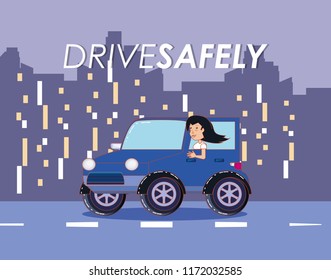 Drive Safely Design Stock Vector (Royalty Free) 1172032585 | Shutterstock