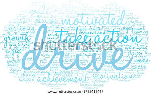 Drive Word Cloud On White Background Stock Vector (Royalty Free ...