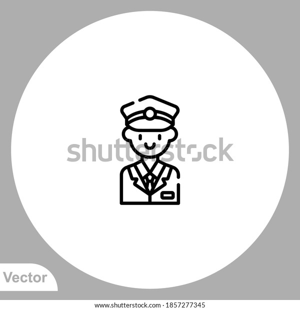 Driver icon sign vector,Symbol, logo illustration for web and mobile ...