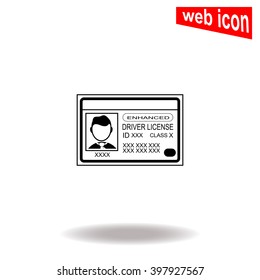 Driver License Icon Stock Vector (Royalty Free) 397927567 | Shutterstock