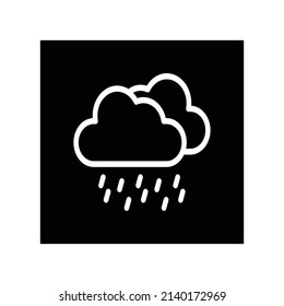 Drizzle Icon Weather Icon Vector Illustration Stock Vector (Royalty ...