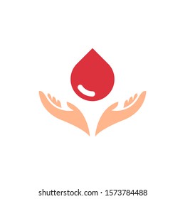 Drop Blood Logo Template Vector Blood Stock Vector (Royalty Free ...