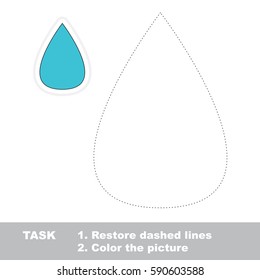 Drop Dot Dot Educational Game Kids Stock Vector (Royalty Free ...