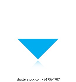 Drop Down Arrow Icon Stock Vector: vector de stock (libre de regalías ...
