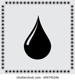 Drop Liquid Vector Icon Stock Vector (Royalty Free) 696745246 ...