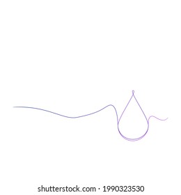 1,583 One line drawing drop Images, Stock Photos & Vectors | Shutterstock