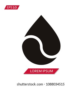 Drop Symbol Vector Icon Stock Vector (Royalty Free) 1088034515 ...