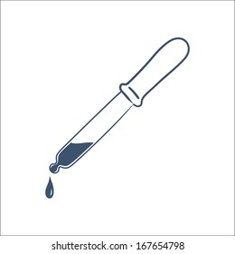 Dropper Isolated On White Sketch Vector Stock Vector (Royalty Free ...