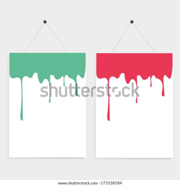 Dropping Colorful Poster Background Vector Stock Vector (Royalty Free ...