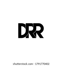 Drr Original Monogram Logo Design Stock Vector (Royalty Free ...