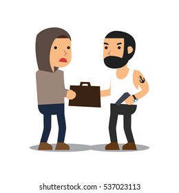 Drug Dealing Illustration Stock Vector (Royalty Free) 537023113 ...