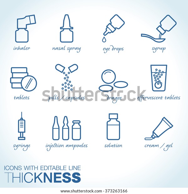 278 Pharmaceutical Dosage Forms Stock Vectors, Images & Vector Art ...