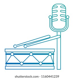 Drum Instrument Microphone Stock Vector (Royalty Free) 1160441239 ...