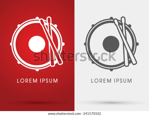 Drum Snare Logo Symbol Icon Graphic Stock Vector (Royalty Free) 241570102