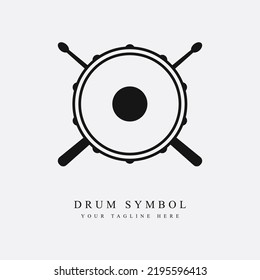 Drum Snare Logo Symbol Icongraphicvector Stock Vector (Royalty Free ...