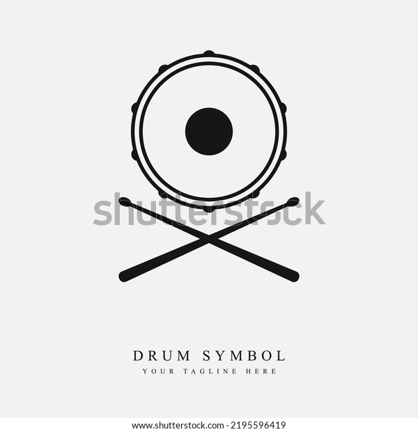 Drums Logo Drums Player Snare Drum Stock Vector (Royalty Free ...