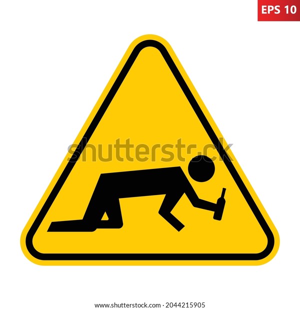 Drunk People Warning Sign Vector Illustration: เวกเตอร์สต็อก (ปลอดค่า ...